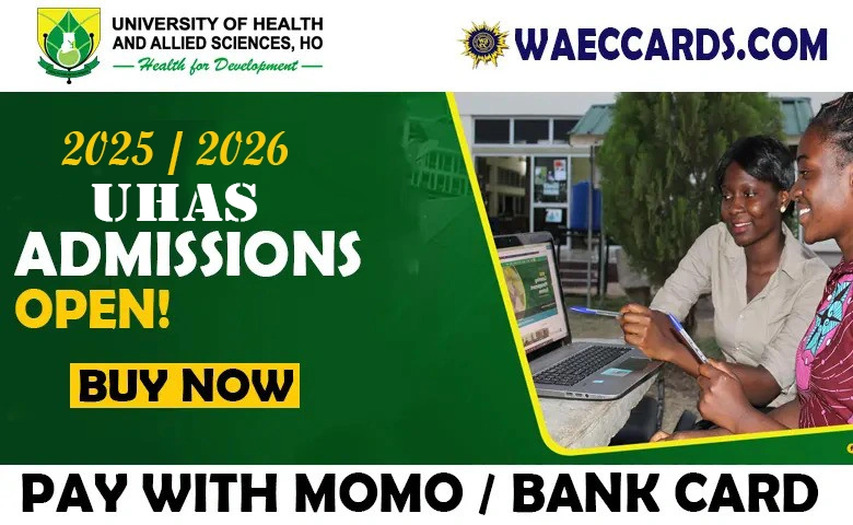 WAECCARDS - Buy UHAS 2025/2026 Forms Online